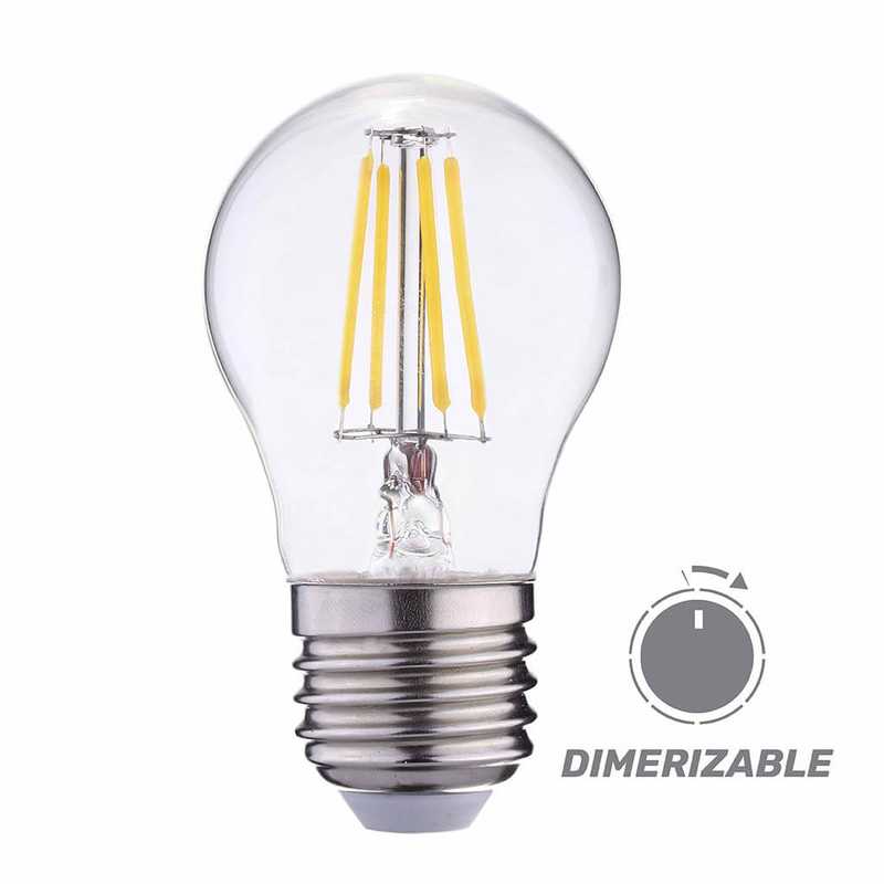 FOCO LED BOLA G45 FILAMENTO E27 4W 2700K - Ledex